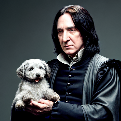 Severus Snape with his baby