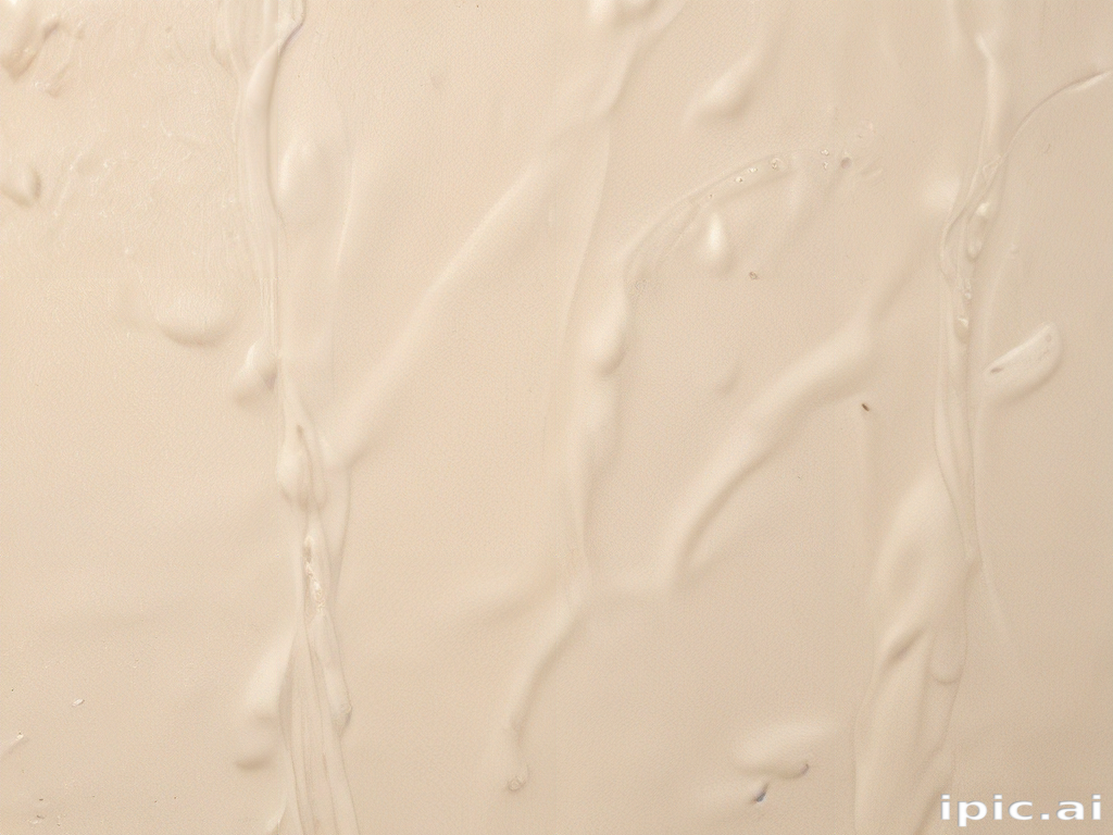 Close-Up View of Creamy Textured Surface with Subtle Glossy Finish