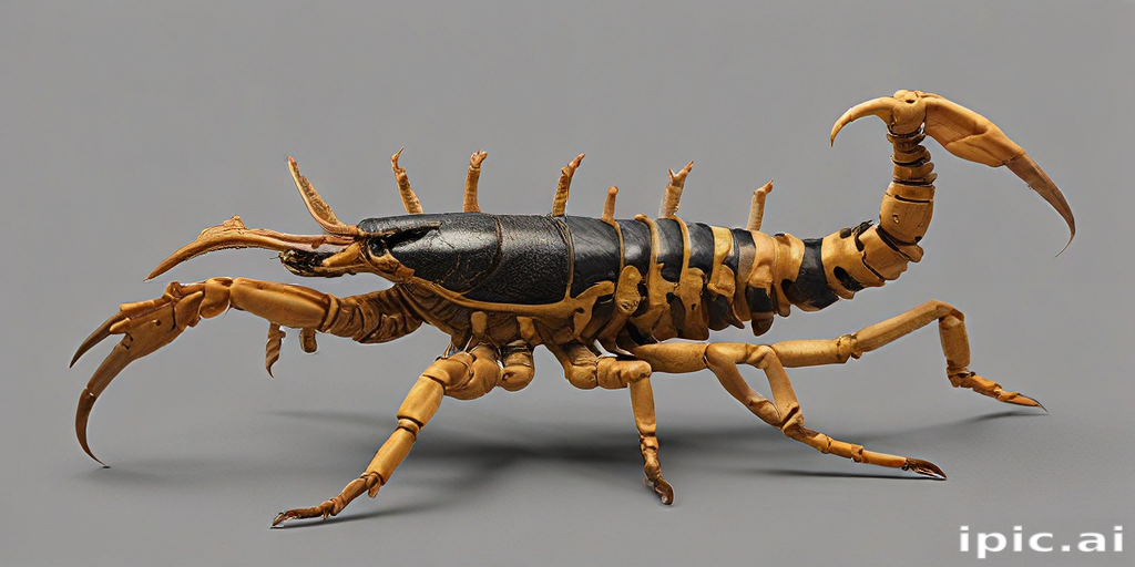 Intricate and Detailed Rendering of a Unique Scorpion Species in Focus