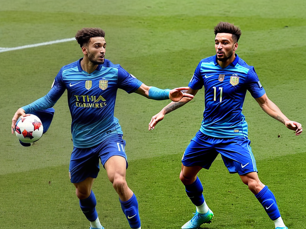 Football logo named HAMZA SPORTS