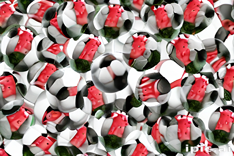 Colorful Abstract Composition Featuring Repeated Patterns of Red and ...