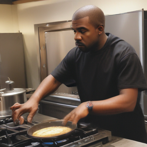 Kanye cooking in the studio🔥🔥🔥🔥
