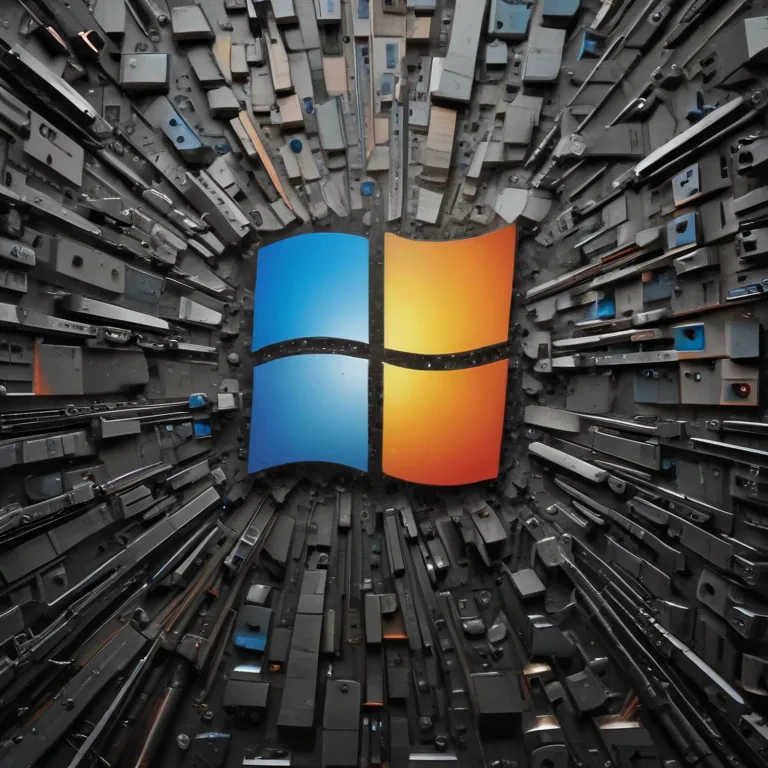 Dynamic Visual Representation of the Iconic Microsoft Windows Logo ...