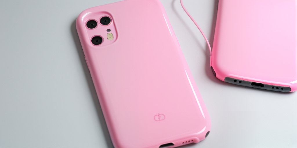 A Stylish Pink Phone Case Perfect for Adding Color to Your Device.