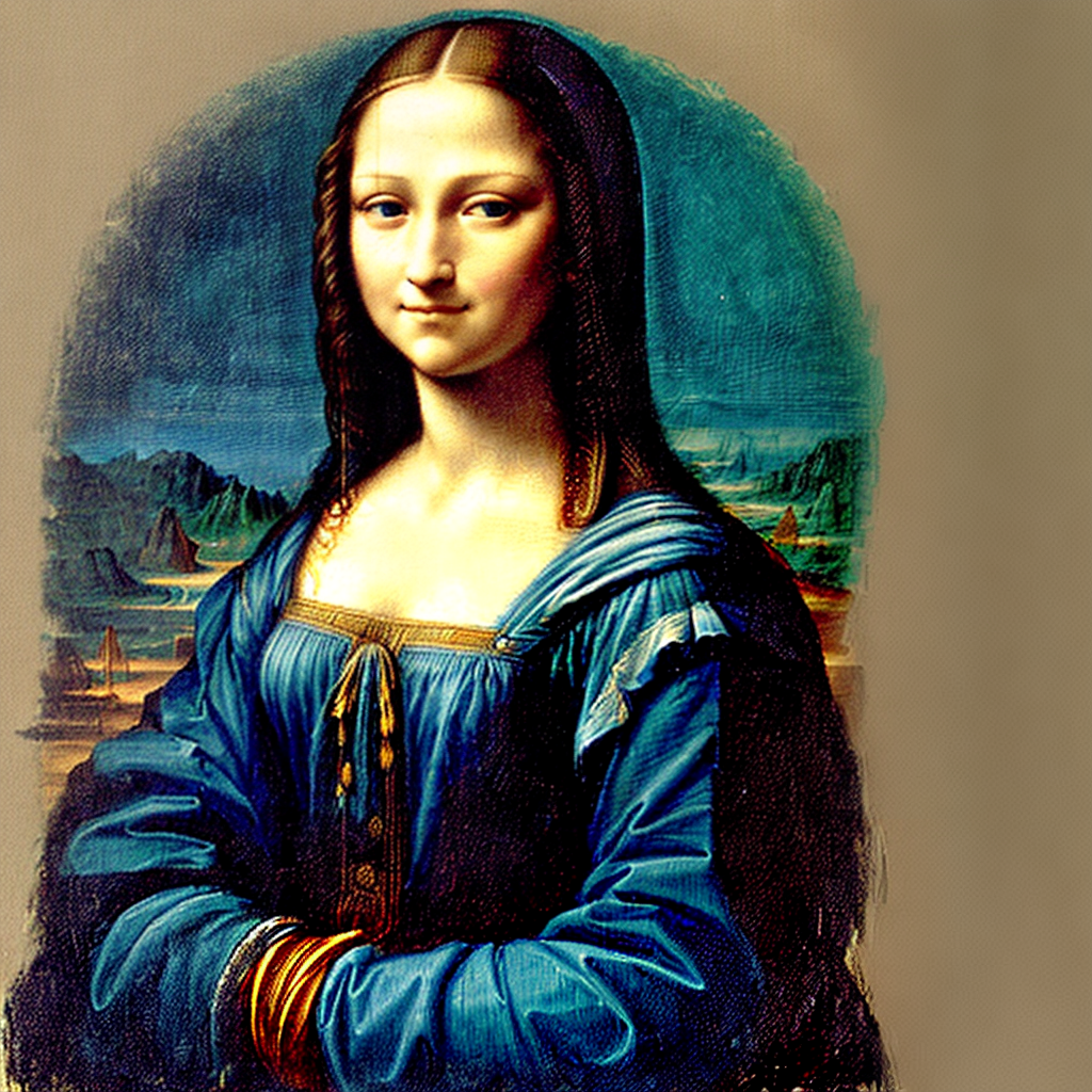 monalisa happy (copy-right free)