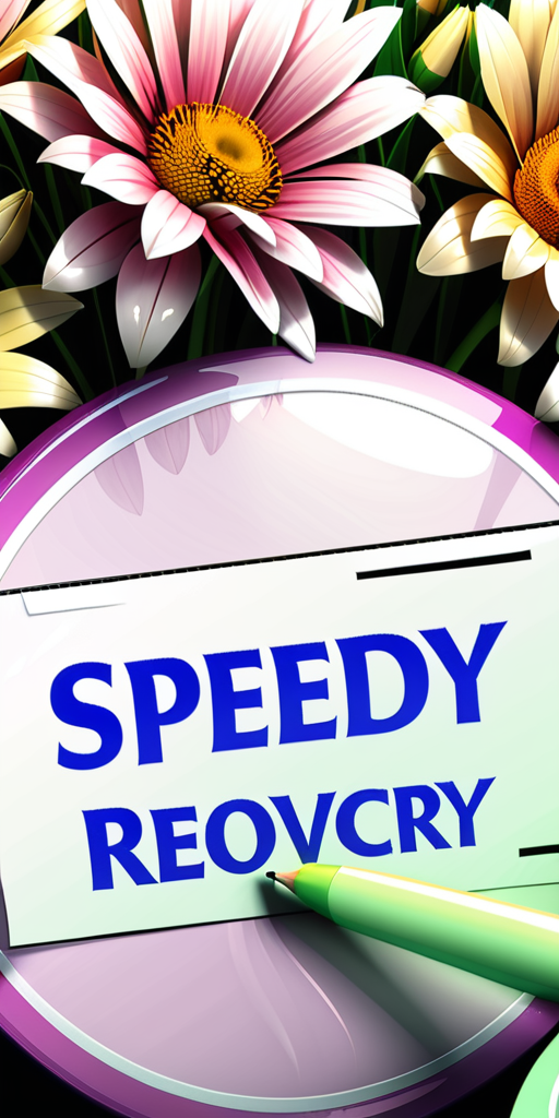 Cheerful Floral Design Featuring a Message for a Speedy Recovery