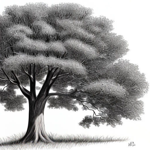 no color, trees, cartoon style, black white, no shading, no color, no ...