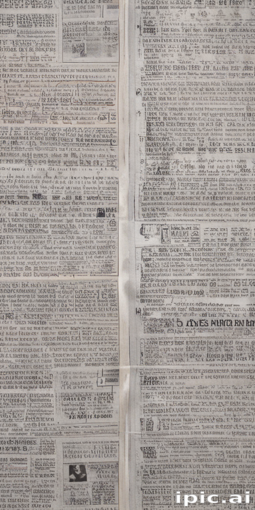 Historical Newspaper Clippings Displaying Diverse Articles and ...