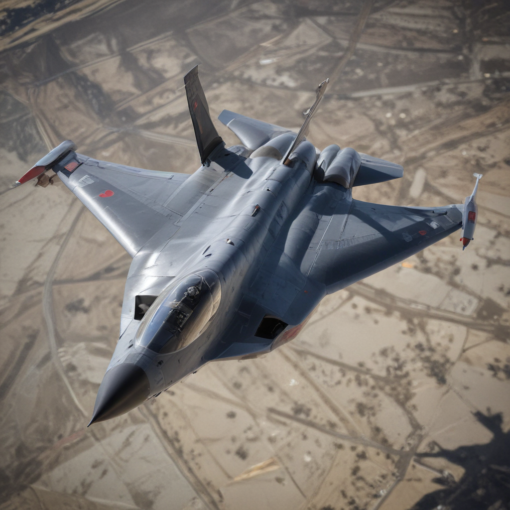 Delta-wing fighter jet