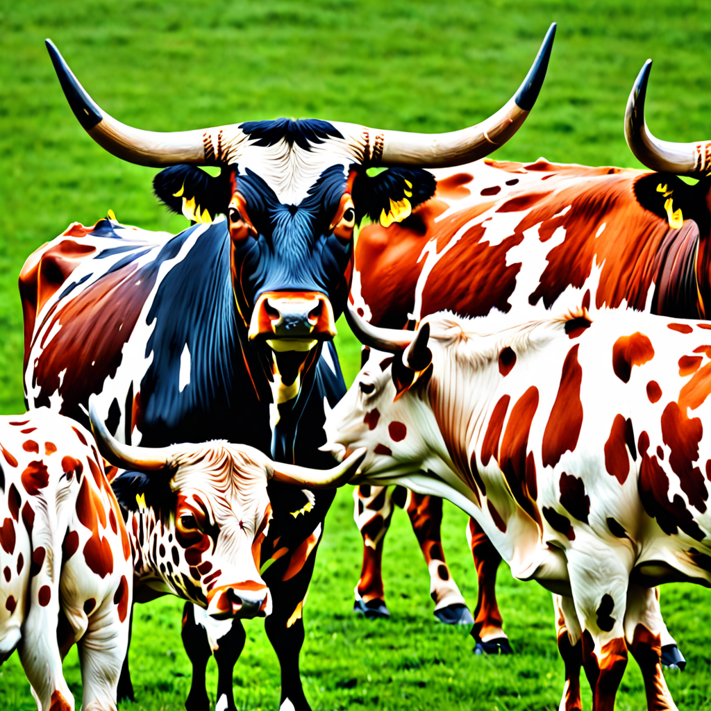 Pack of Red Spotted Bull's