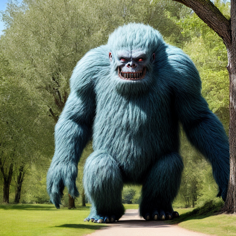 photo of a tree monster