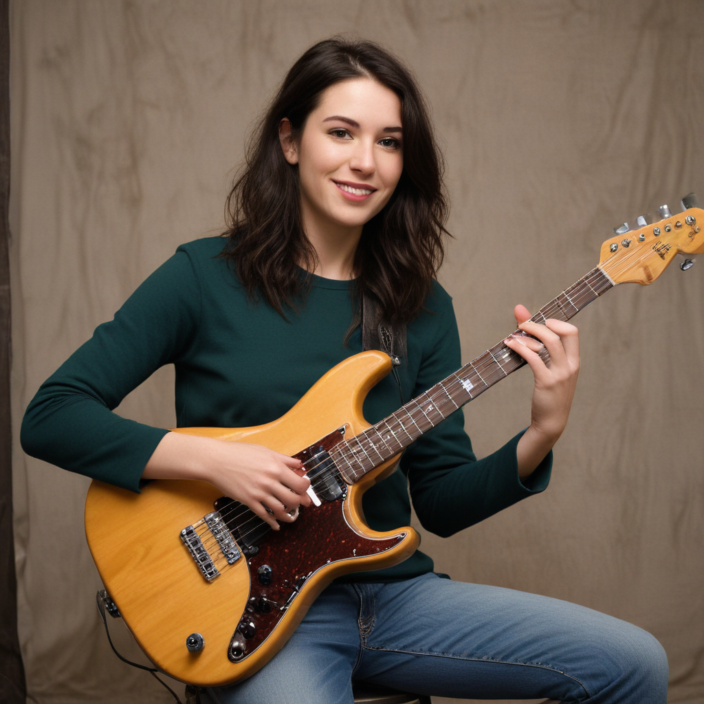 April fish guitar player
