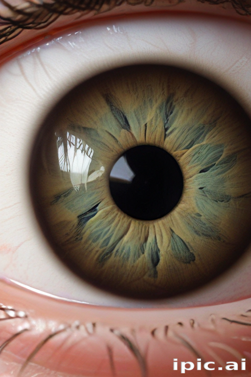 A Close-Up View of a Beautiful Human Eye with Intricate Details