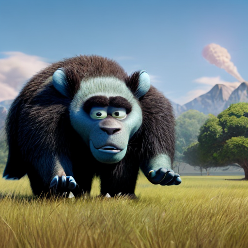 An Pixar movie with a tall black man named Big D Randy