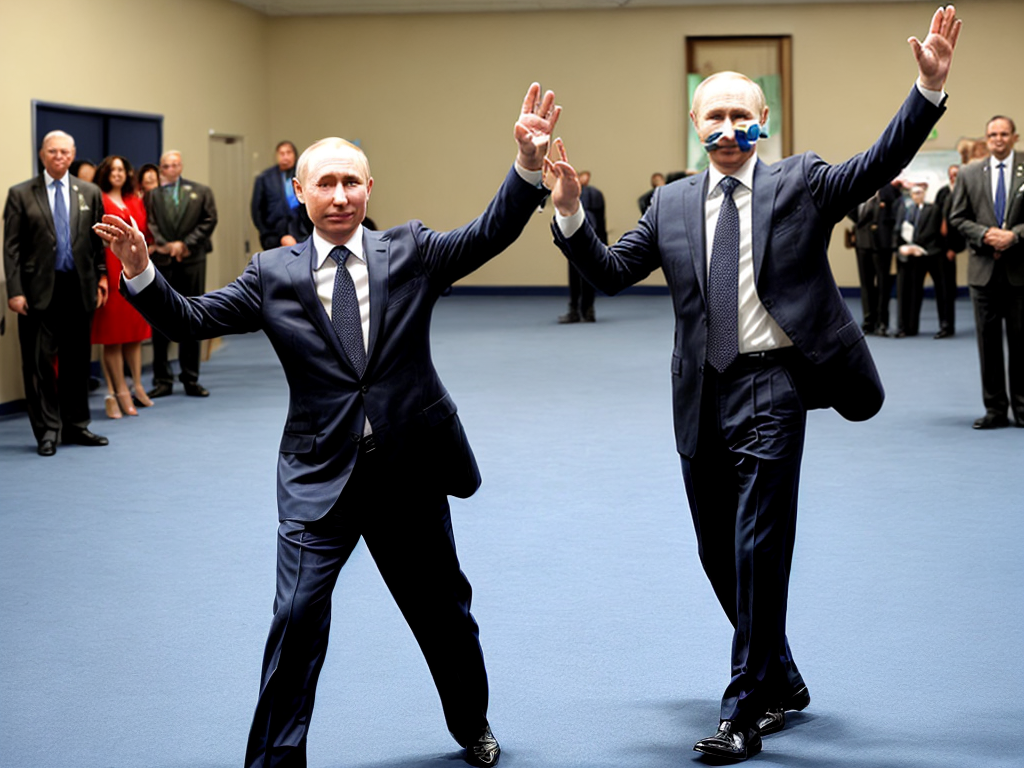 vladimir putin dancing