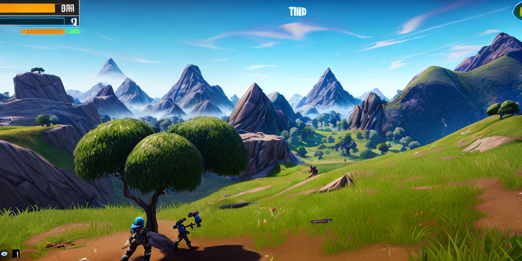 Fortnite gameplay screenshot for YouTube thumbnail