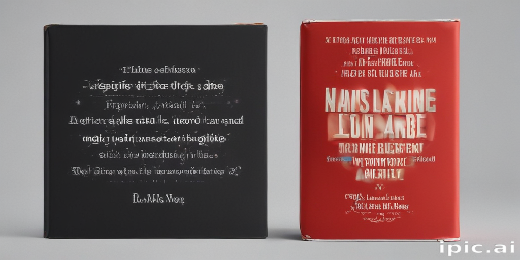 Two Distinct Book Covers Featuring Unique Typography and Artistic Designs