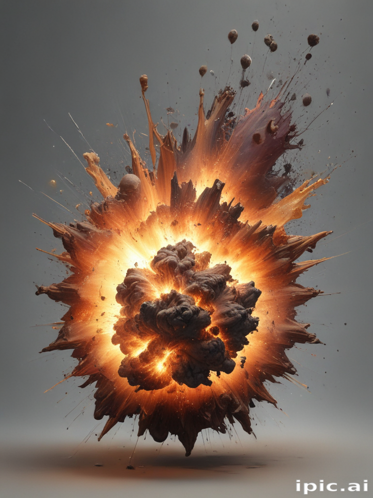 Explosive Eruption of Energy and Matter in a Dramatic Fireball Display