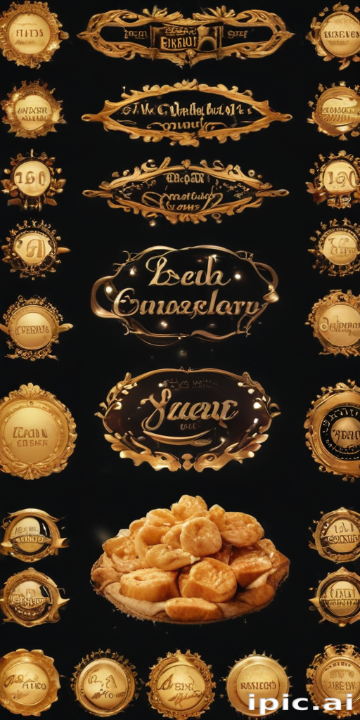 Elegant Menu Design Featuring Delectable Desserts and Gourmet Treats in ...