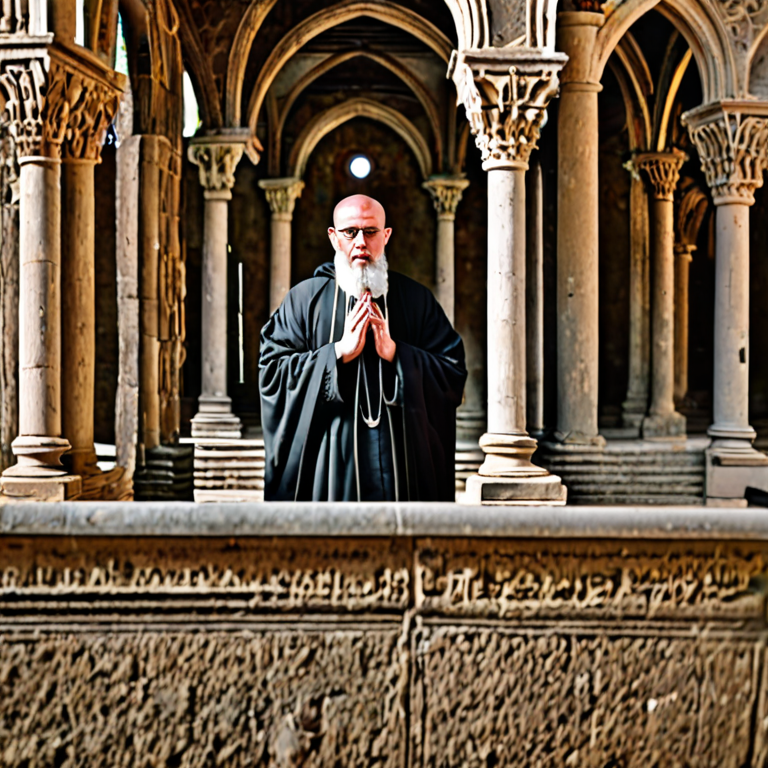 monastery with a tech god