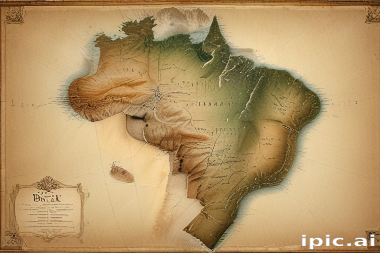Detailed Historical Map Showcasing the Geographic Features of a Region