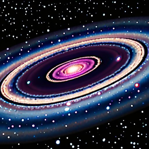 andromeda galaxy 32-bit purple ring