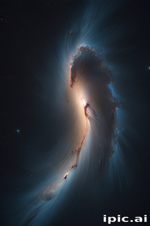 Stunning Cosmic Spiral: A Beautiful Glimpse into the Universe's Mysteries