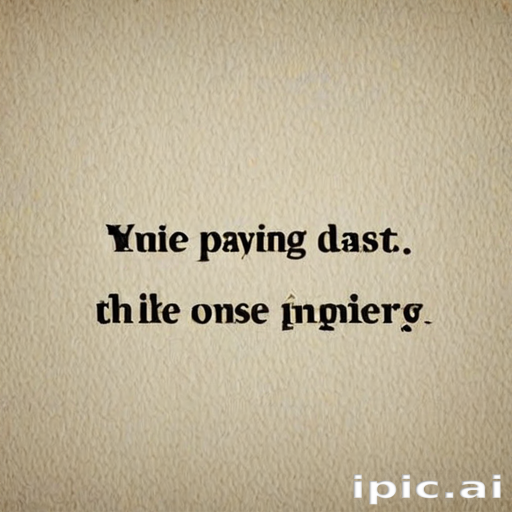 An Artistic Representation of Text with an Intriguing Font and Background