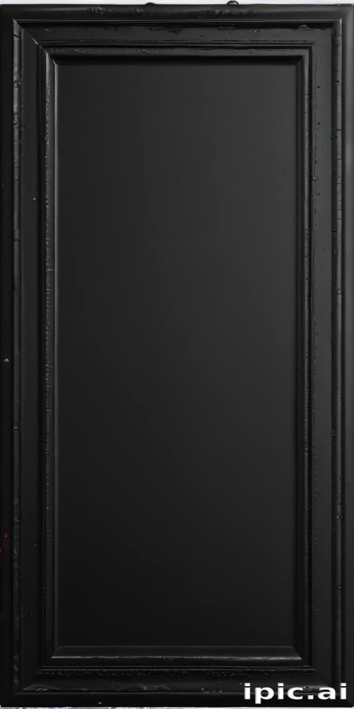 A Classic Black Frame for Your Creative and Artistic Inspirations