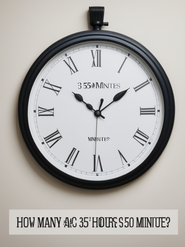 Understanding Time: How Many Minutes Are in Three Hours and Fifty Minutes?