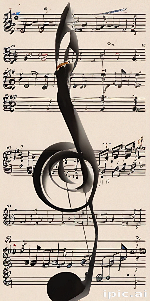 Melodic Harmony: A Beautiful Fusion of Notes and Musical Symbolism