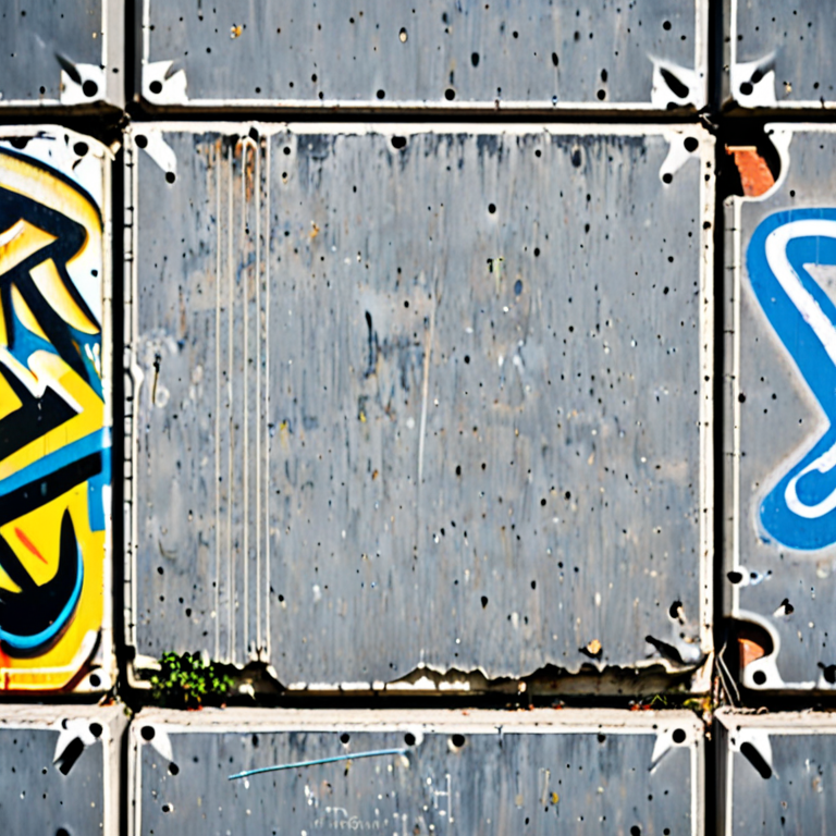 background graffiti with two blank squares