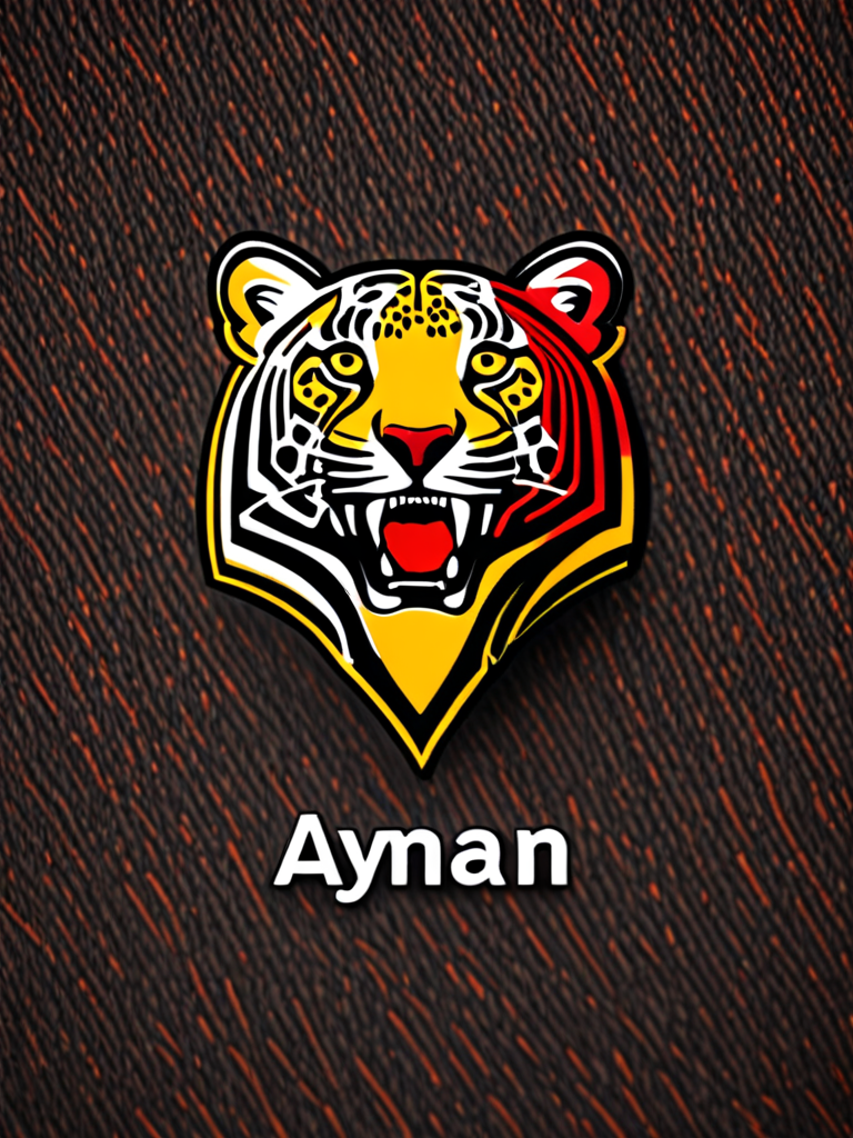 Écrivez un logo pour Ayman Food en couleurs rouge et jaune en forme de ...