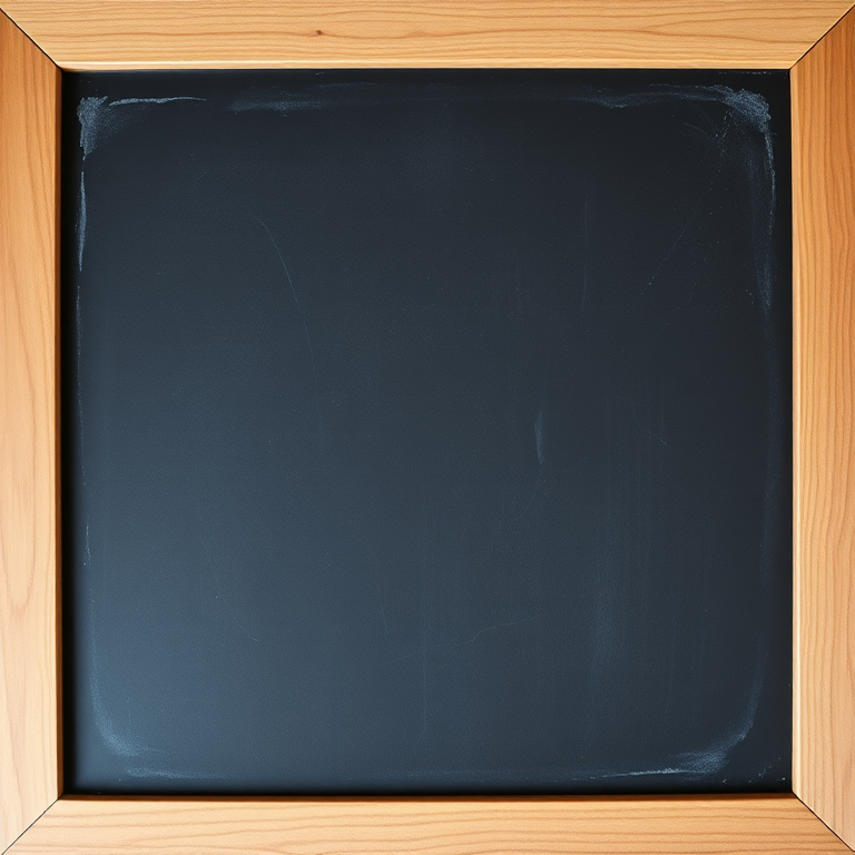 A Blank Chalkboard Ready for Creative Ideas and Learning Ventures Ahead.