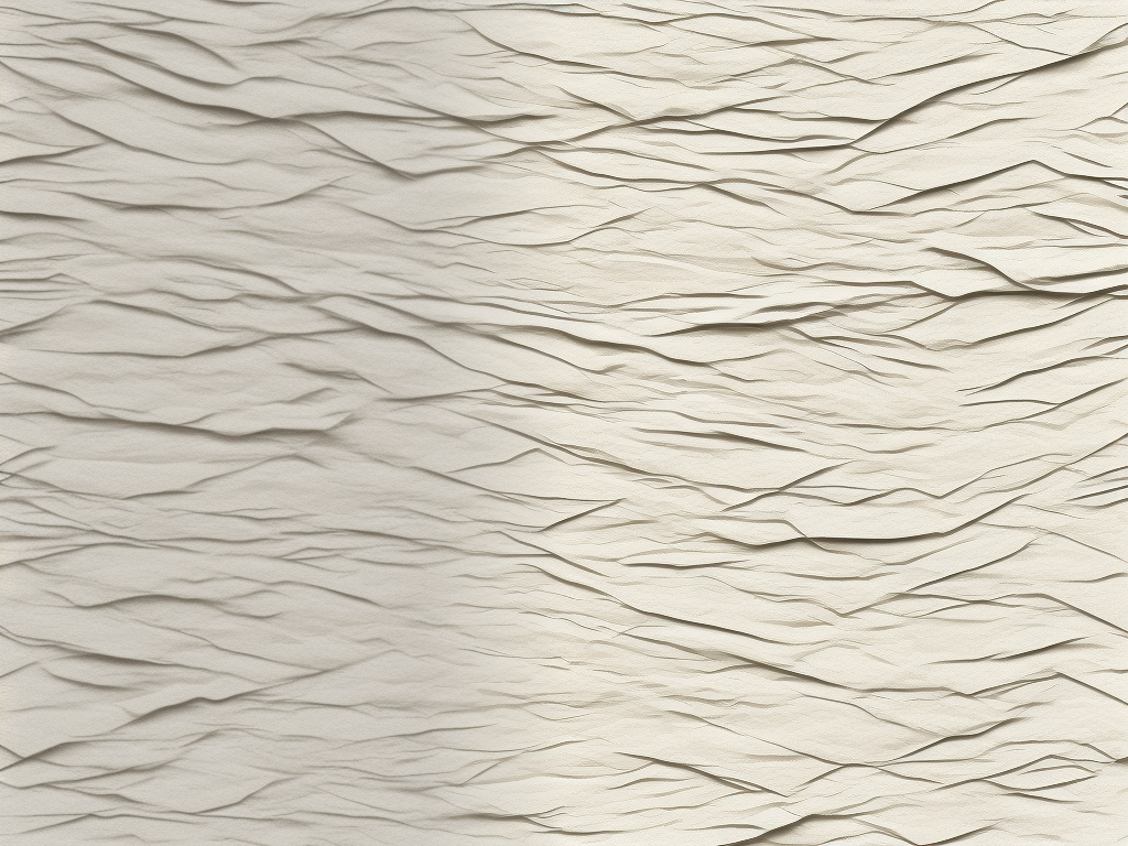 A Textured Surface Featuring Subtle Waves and Creases in Light Beige Tones.