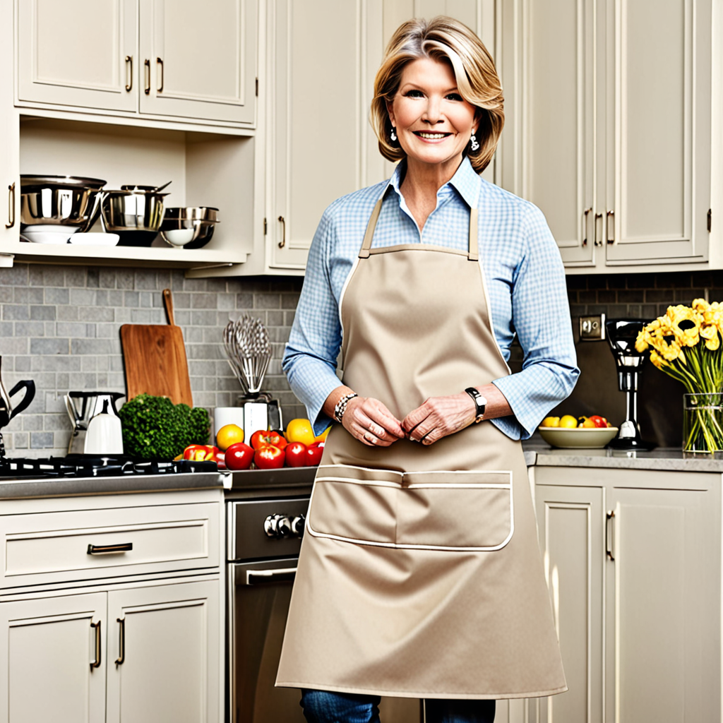 Martha Stewart apron butt exposed