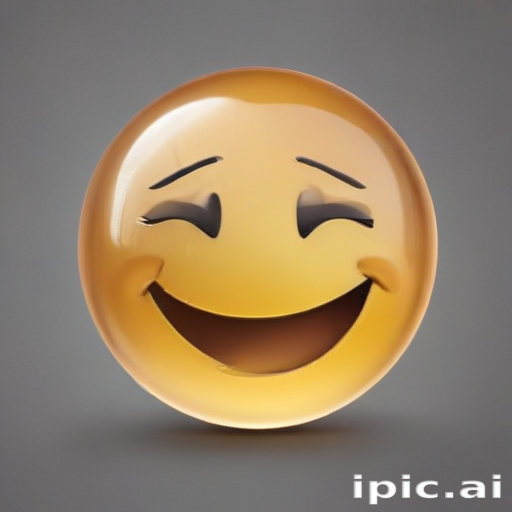 A Cheerful Smiley Face Emoji Radiating Joy and Happiness in Design.
