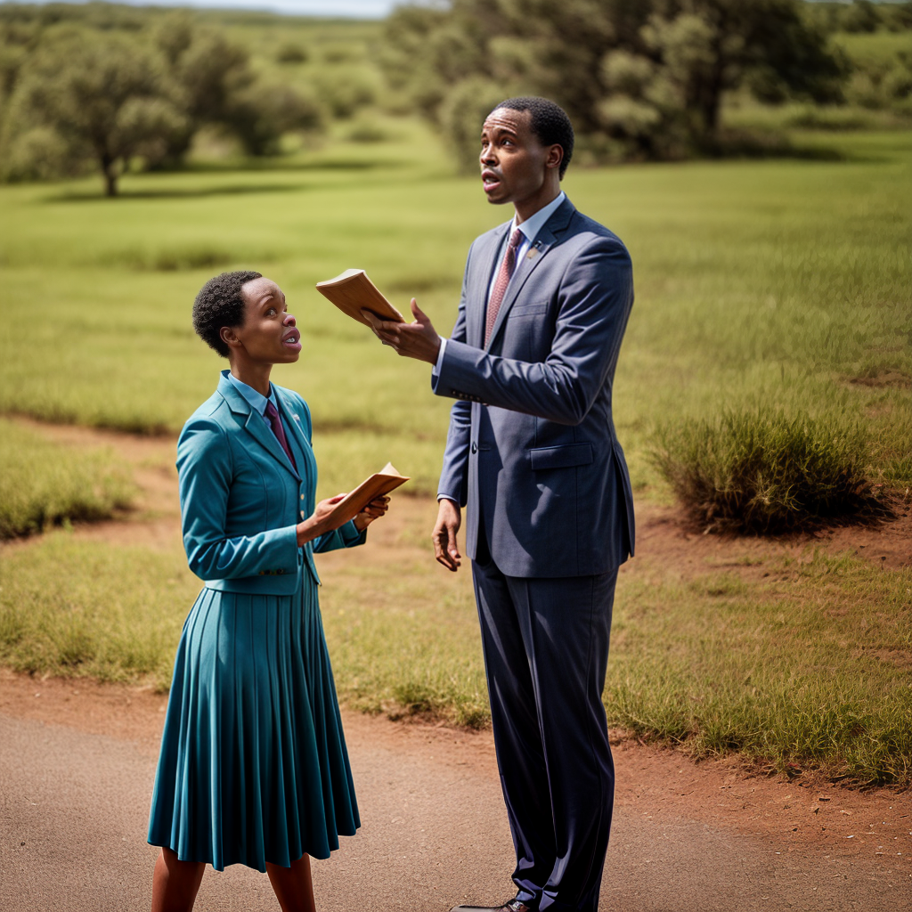 a jehovah witness preaching