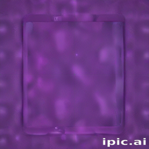 Abstract Purple Background Featuring a Transparent Rectangle in the Center