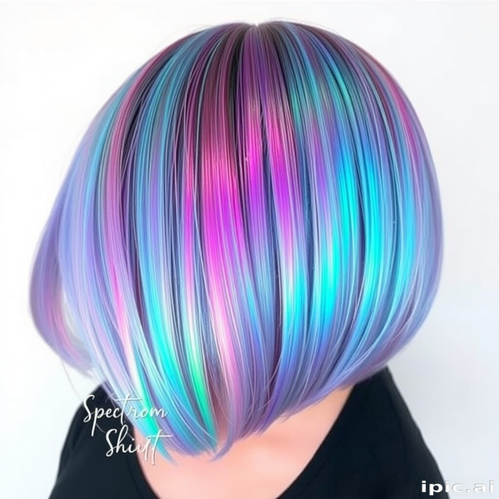 Vibrant Spectrum Hair: A Bold and Colorful Transformation in Style
