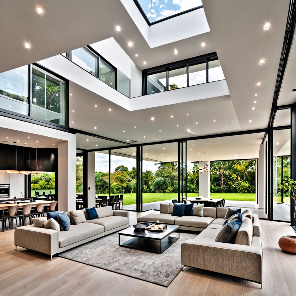 Modern 2 storey interior