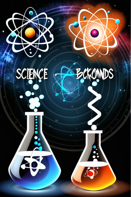 Exploring the Wonders of Science: Colorful Atoms and Laboratory Beakers