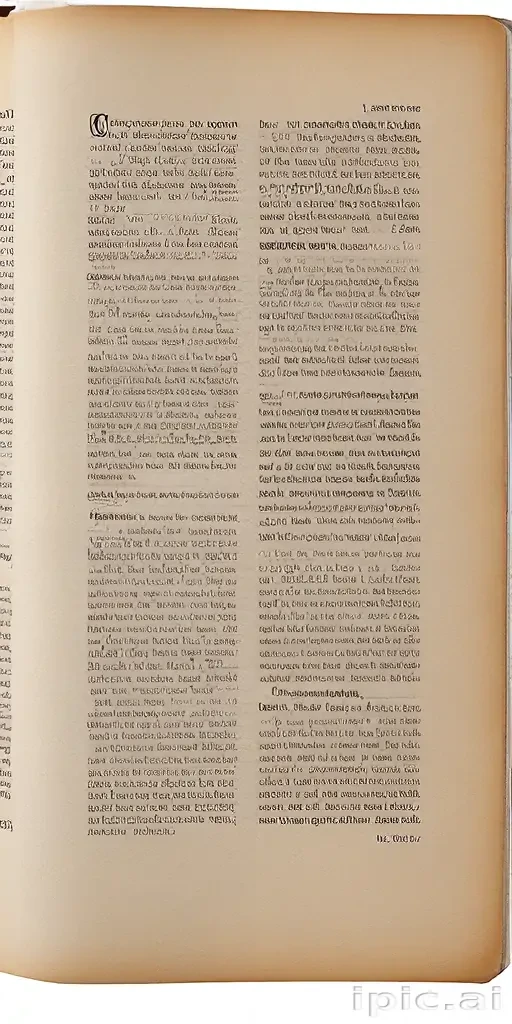 An Ancient Manuscript Page Featuring Intricate Text and Historical Context