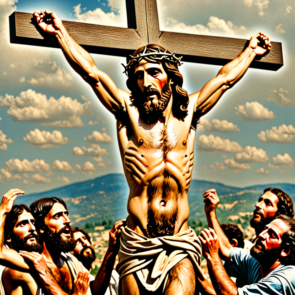 Jews crucifying Jesus