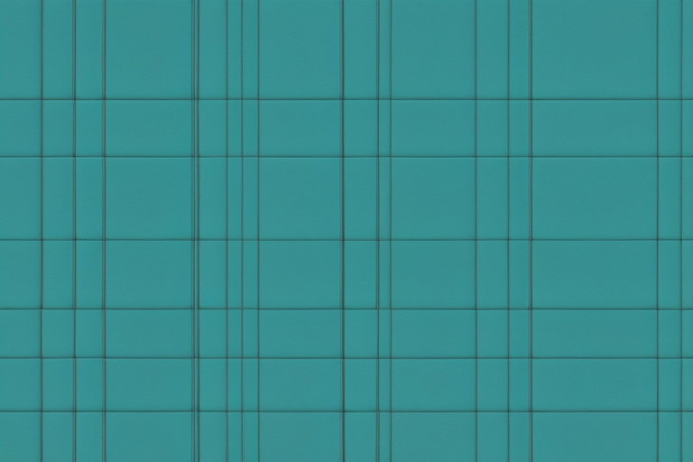 Abstract Teal Texture with Grid Pattern and Subtle Line Details