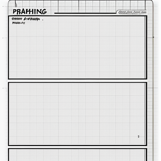 Blank Graph Paper Template for Creative Projects and Planning Purposes