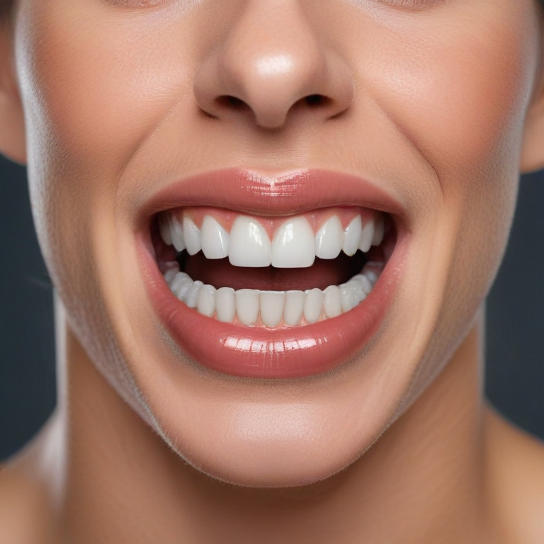 modern, inovative dentist and implants, teeth, modern, futuristic ...