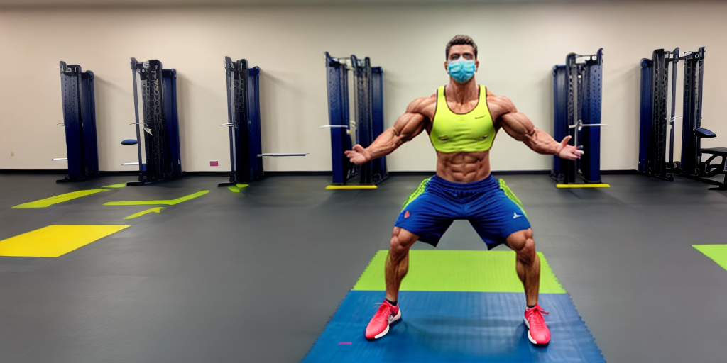 Homem treinando musculação na academia