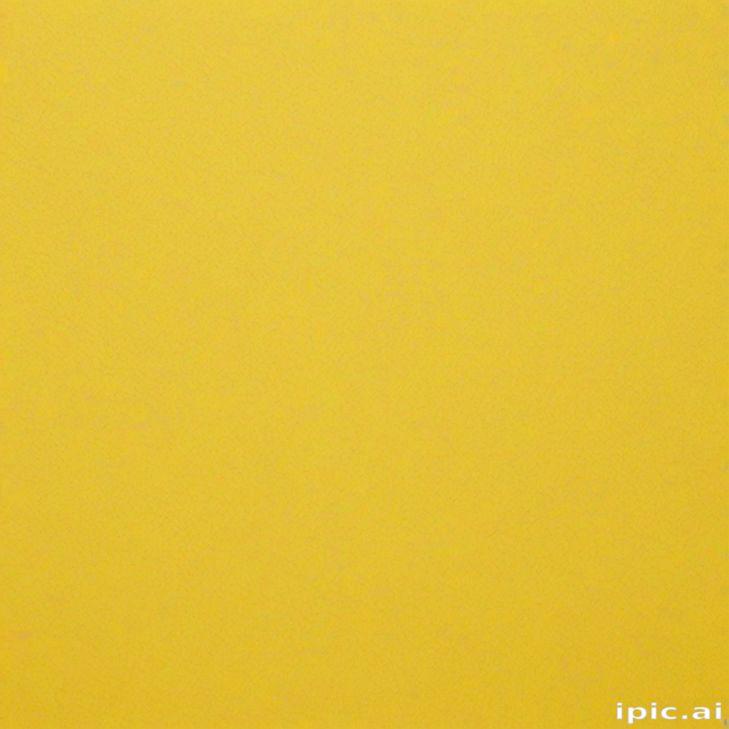 A Bright, Cheerful Yellow Canvas Evoking Warmth and Optimism in Art.
