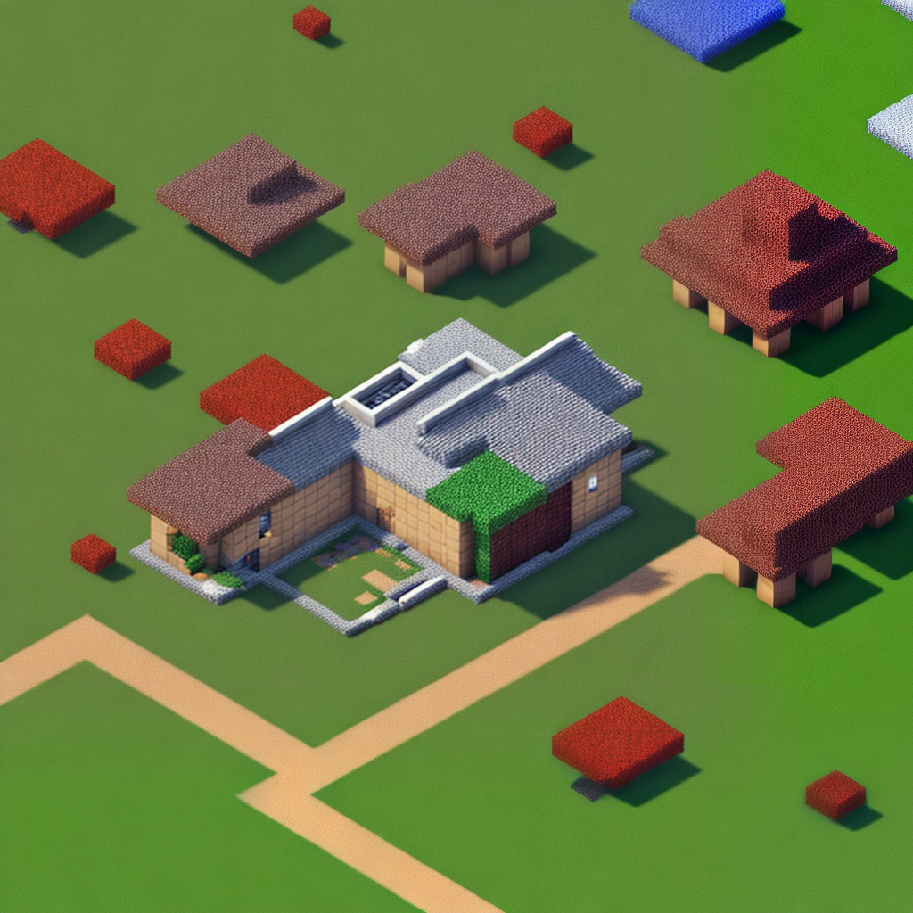 Minecraft house looks real
